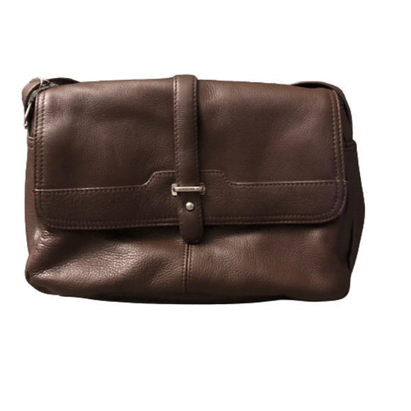 Aurielle | Bags | Aurielle Brown Leather Crossbody Purse | Poshmark
